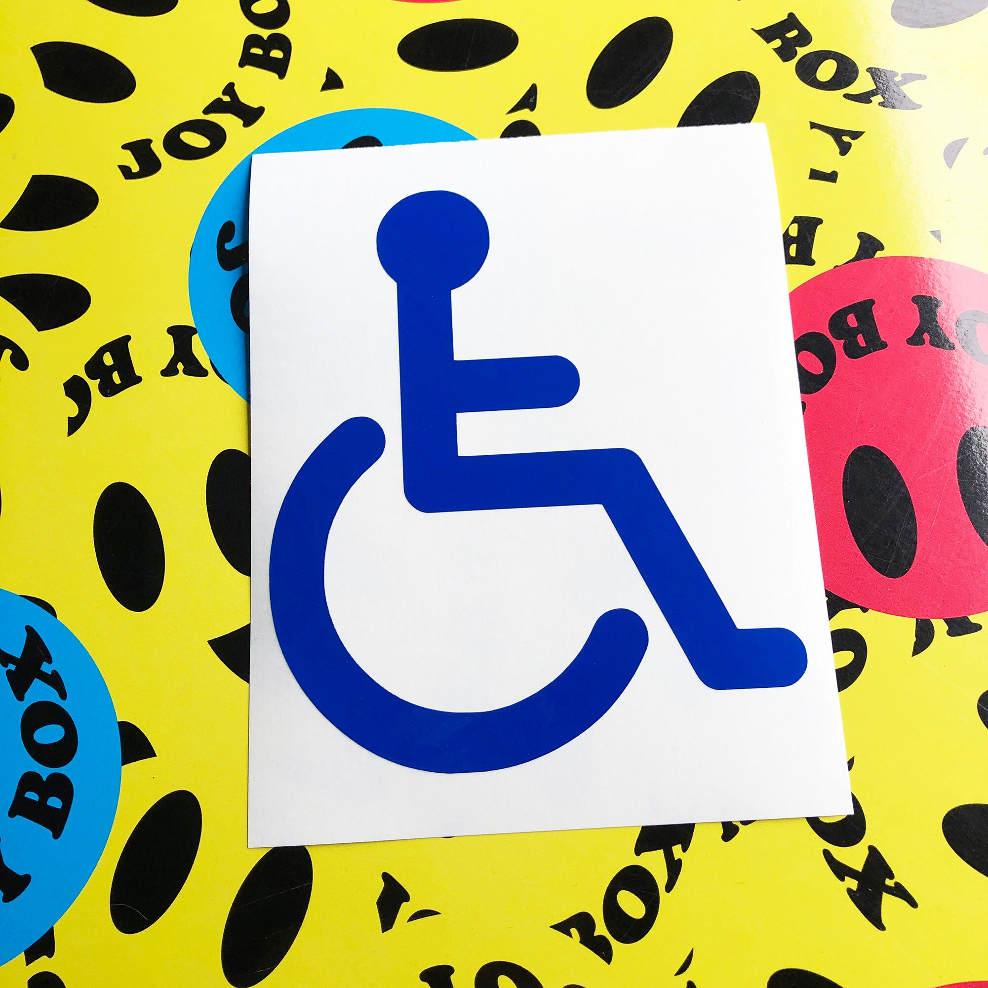 Reflective Disabled Driver Die-cut Vinyl Stickers Decals for | Etsy