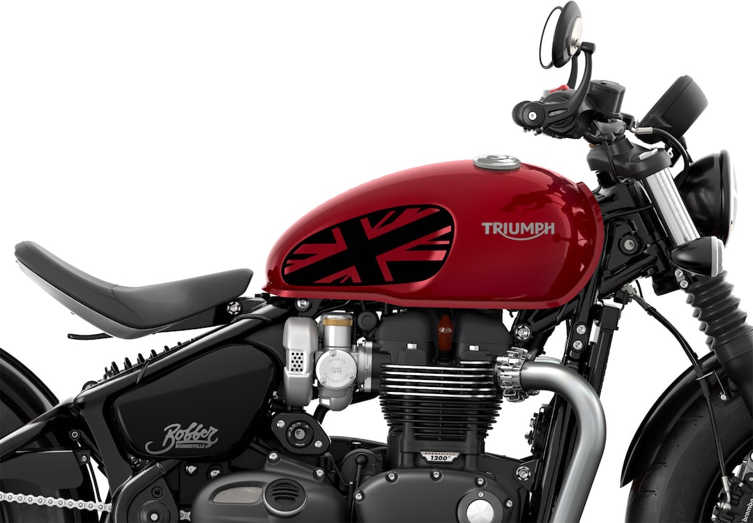 Union Jack Tank Sticker Decal Accessory for Triumph Bobber Speedmaster ...