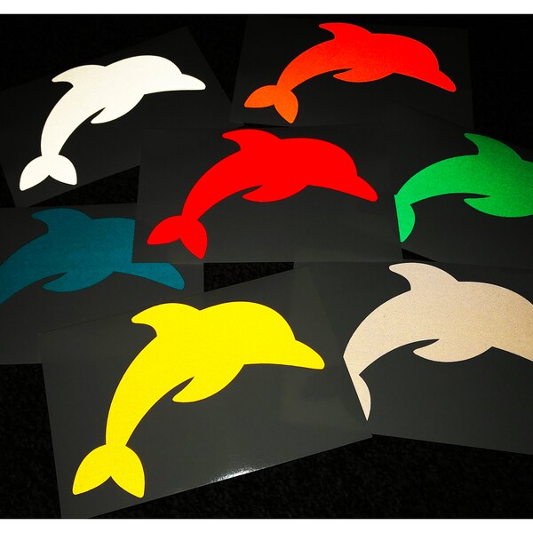 Large Dolphin Decals - Etsy