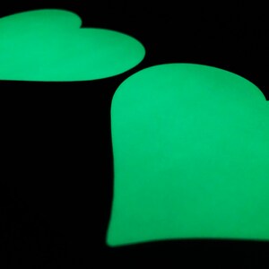 Heart (extra Large) Glow in the Dark Stickers Peel and Stick Decals - Etsy
