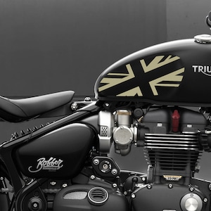 Union Jack Tank Sticker Decal Accessory for Triumph Bobber Speedmaster ...