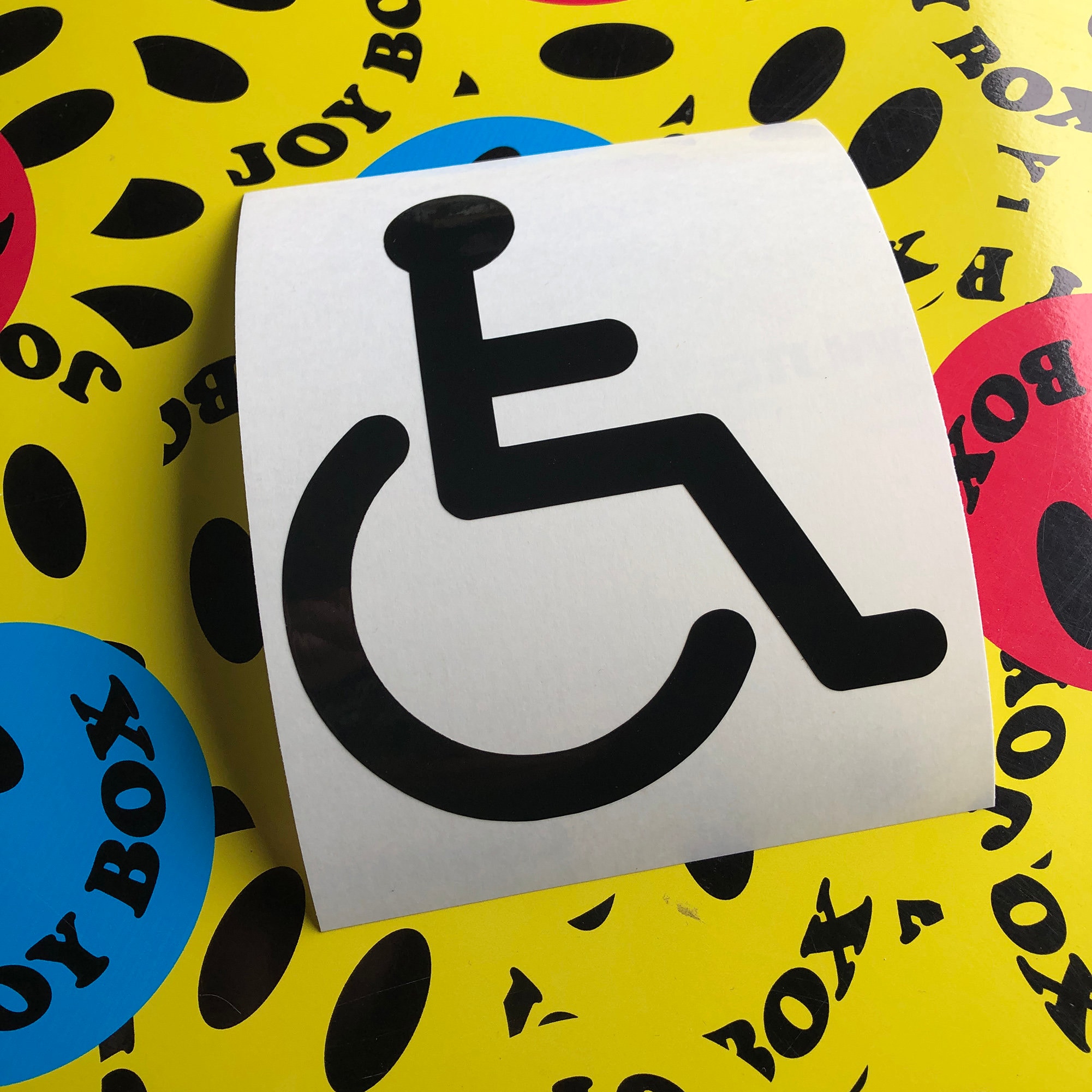 Reflective Disabled Driver Die-cut Vinyl Stickers Decals for | Etsy