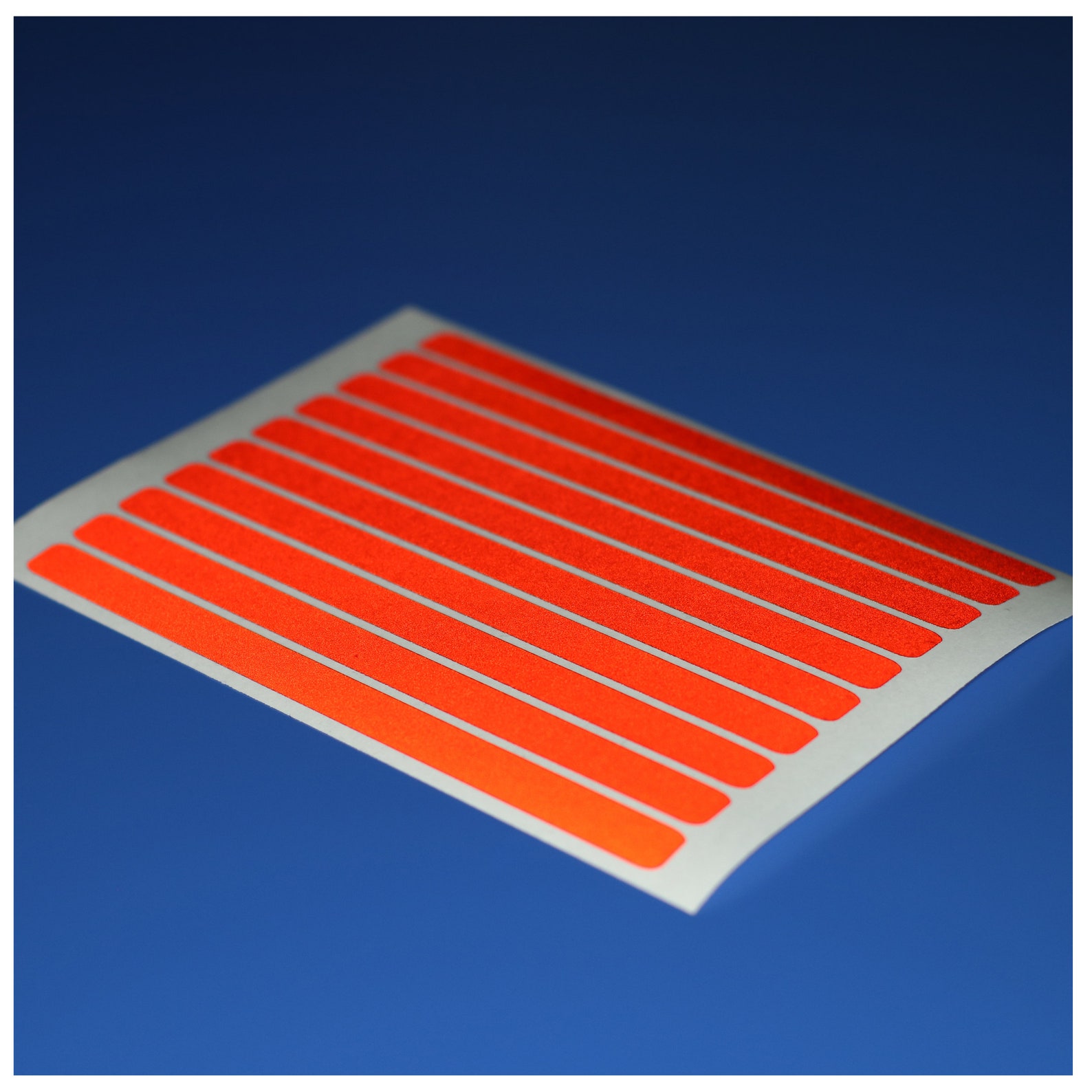 RED Reflective Strip x10 Die-cut Vinyl Stickers Decals Car | Etsy