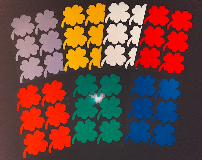 Four Leaf Clover Vinyl Decal Sticker - Etsy UK