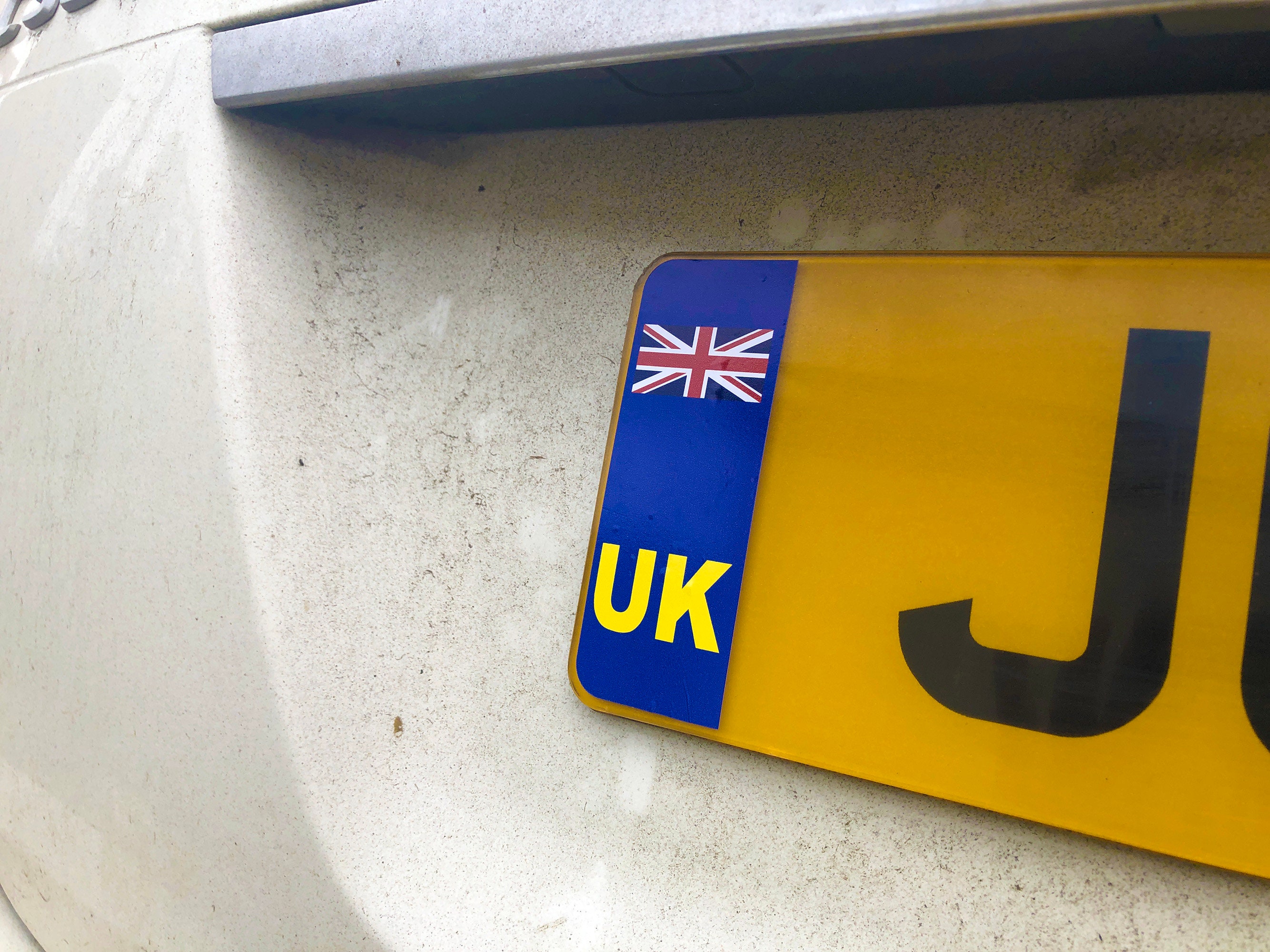 Pack of 2 UK Number Plate Badge Travel Stickers DVLA - Etsy UK