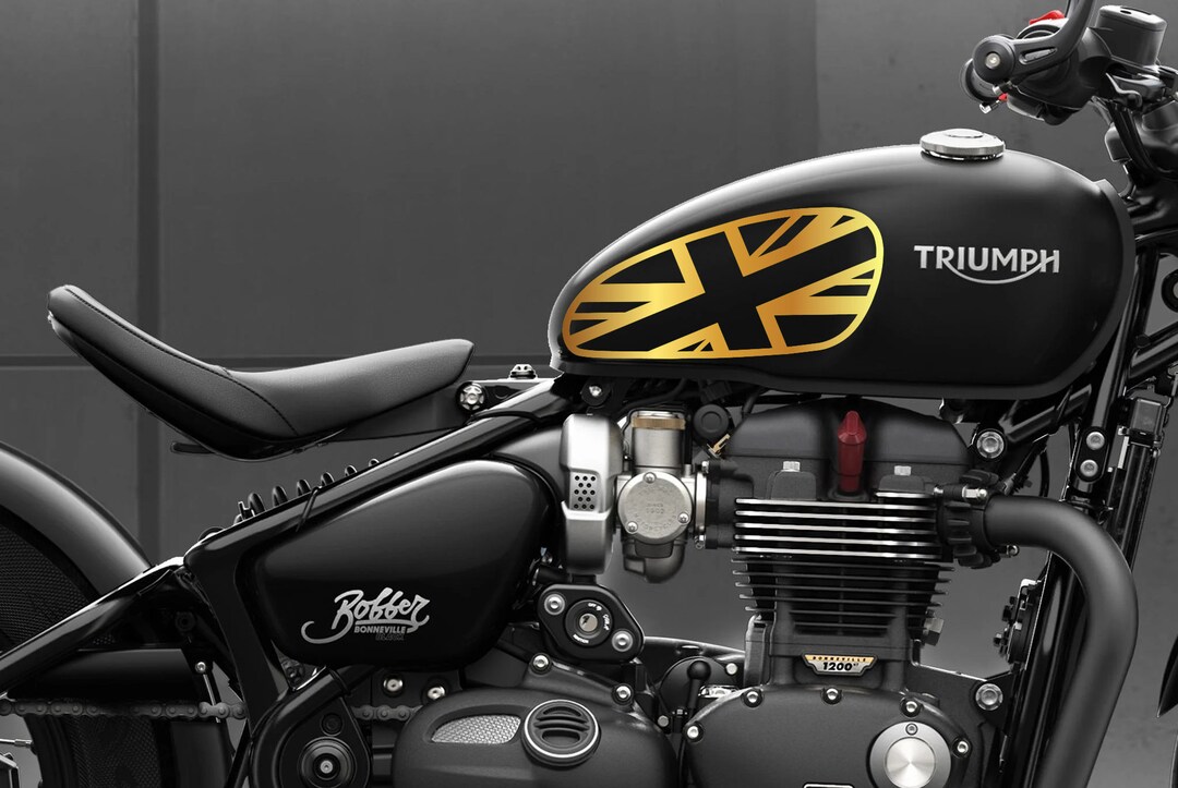 Union Jack Tank Sticker Decal Accessory for Triumph Bobber Speedmaster ...