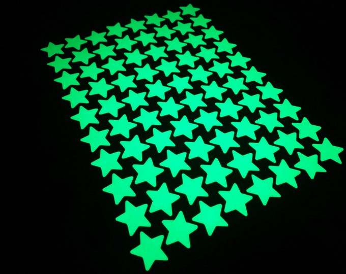 Glow in the Dark Stars, Space Themed Decor, Ceiling Stars, Wall ...