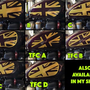 Union Jack Headlight Sticker Decal Accessory for Triumph Bobber ...
