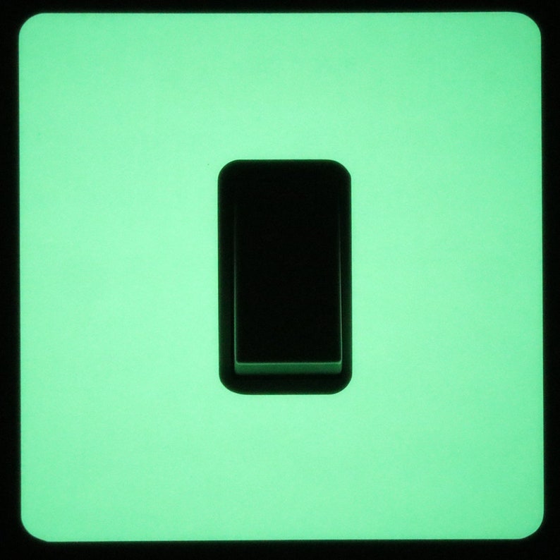Rocker Glow in the Dark Light Switch Surround Sticker Peel - Etsy