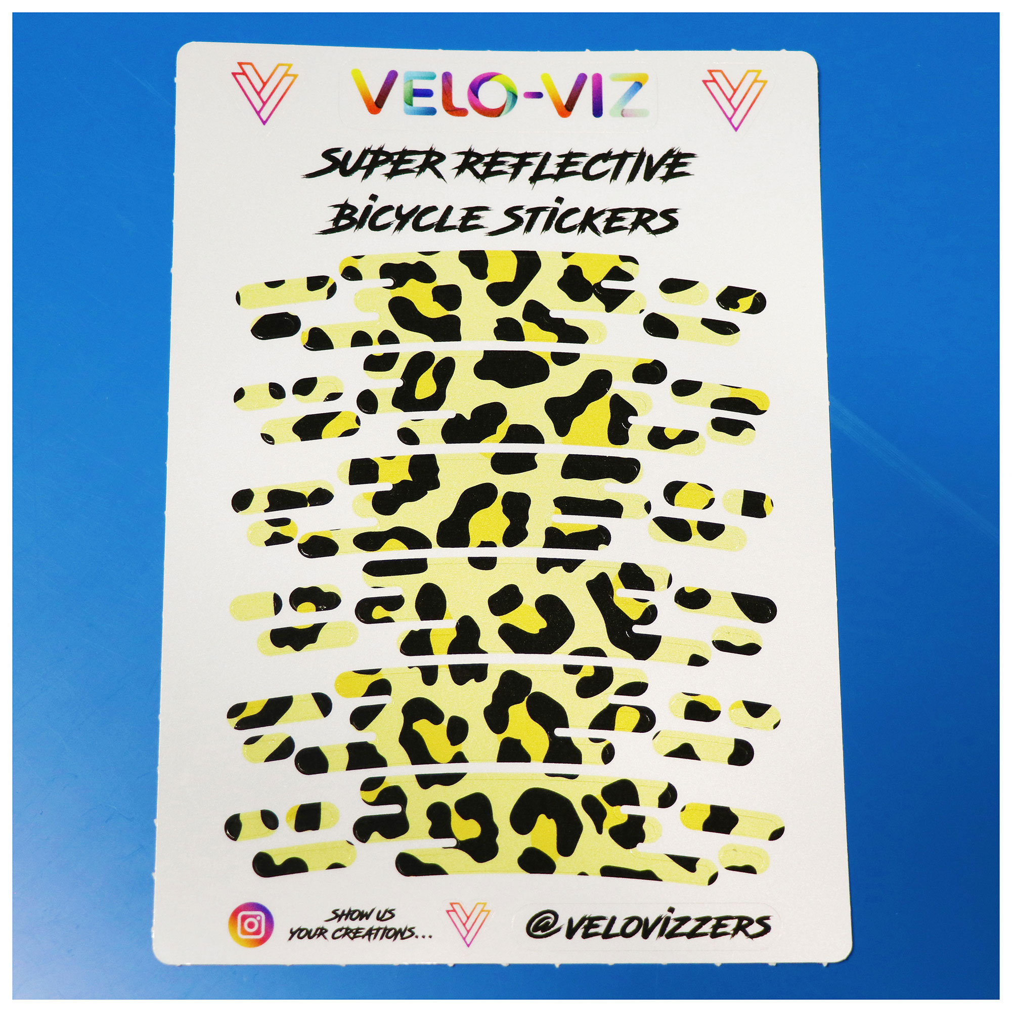 Veloviz REFLECTIVE Streaks Bike Wheel Rim Stickers Decals - Etsy