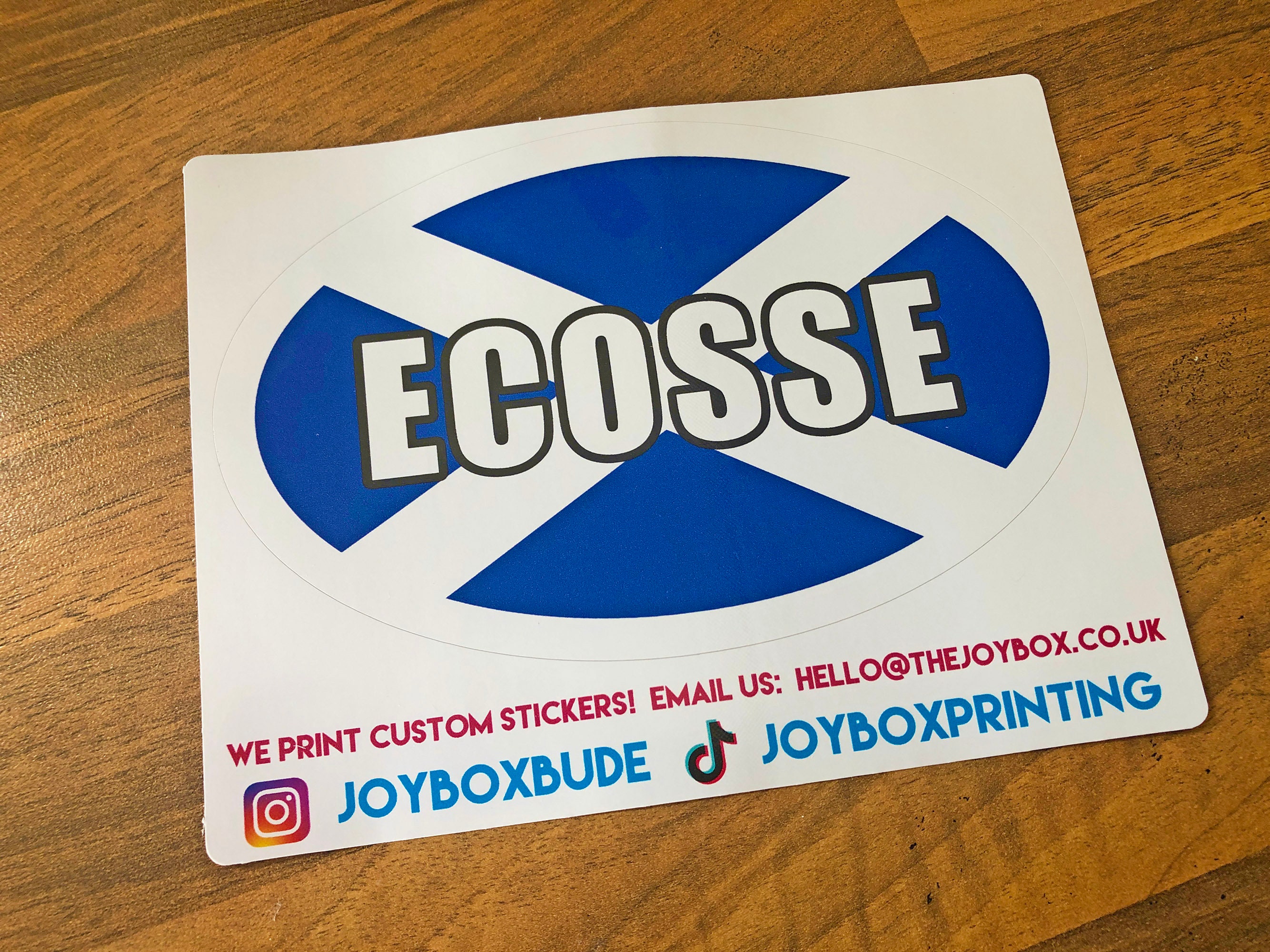 Ecosse St Andrews Flag Saltire Oval Car Sticker Decal for Car - Etsy