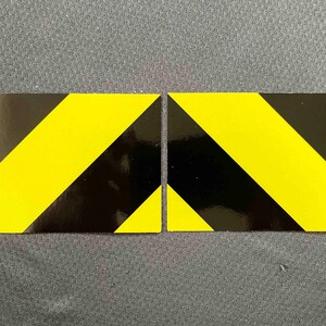 Reflective Chevron Sheets Car Truck Van Trailer Stickers - Yellow ...