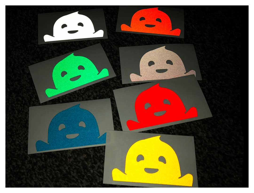 Veloviz Reflective Peeping Peeking Ghost Die-cut Vinyl Cargo Bike ...