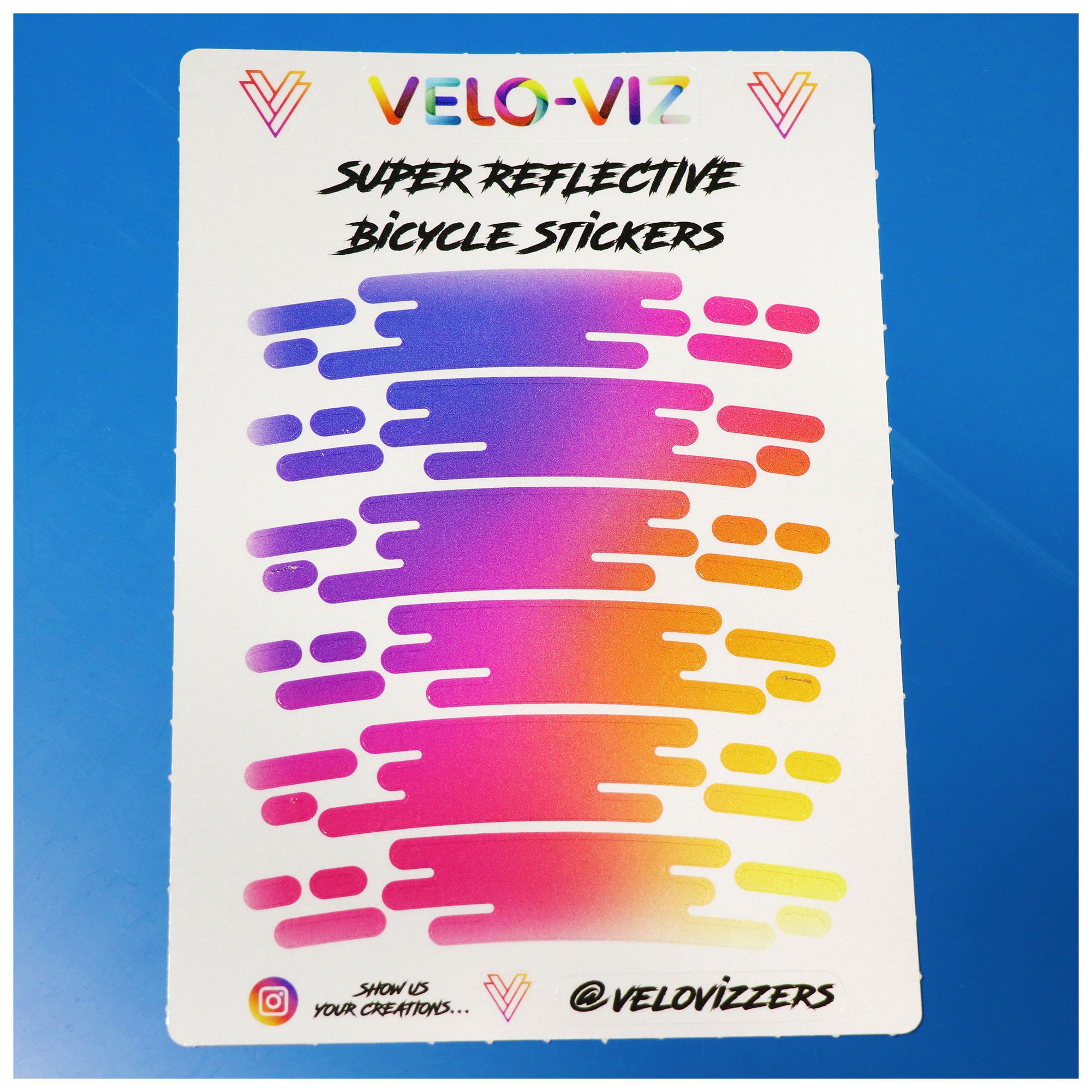 Veloviz REFLECTIVE Streaks Bike Wheel Rim Stickers Decals - Etsy