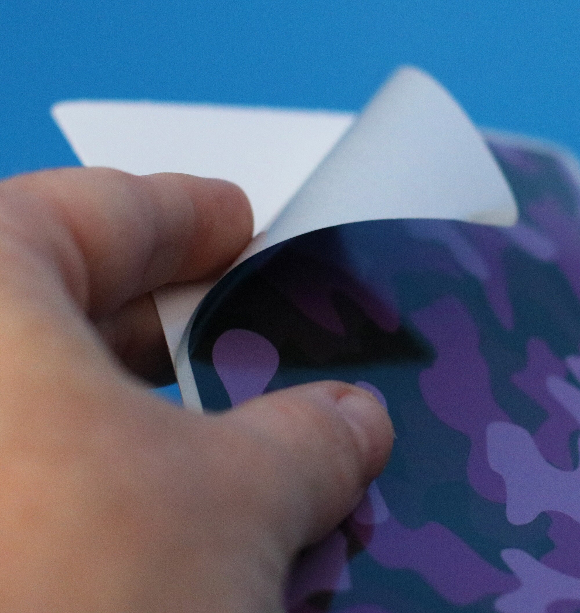 Reflective Purple Camouflage Self Adhesive Vinyl Sticker Decal Sheet ...