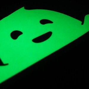 Glow in the Dark Peeping Peeking Ghost Cute Funny Car Window Bumper ...