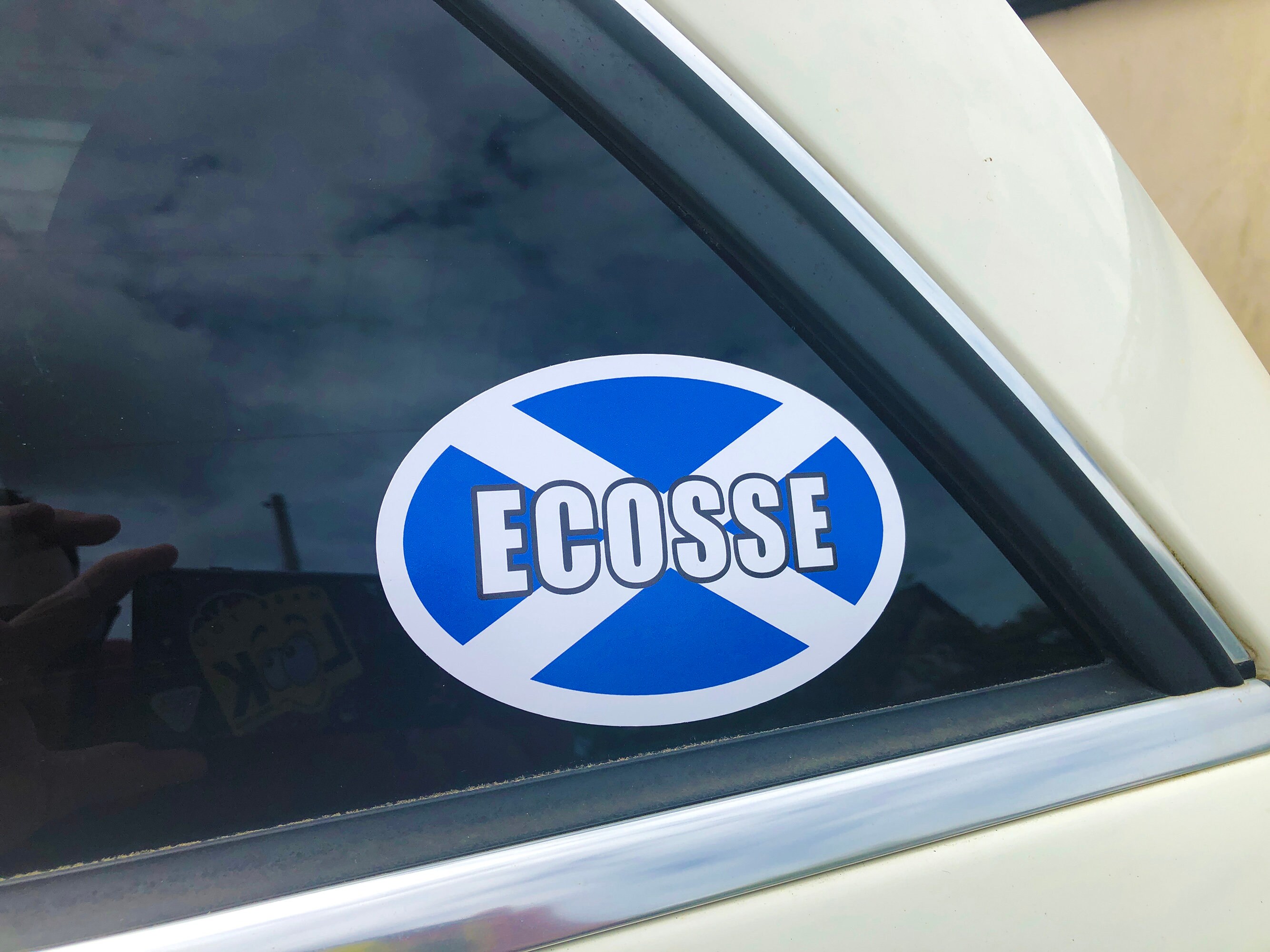 Ecosse St Andrews Flag Saltire Oval Car Sticker Decal for Car - Etsy