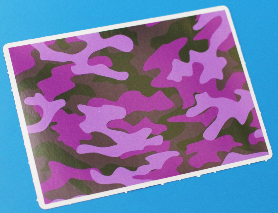 Reflective Purple Camouflage Self Adhesive Vinyl Sticker Decal Sheet ...