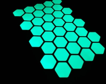 Rocket extra Large Glow in the Dark Stickers Peel and Stick - Etsy