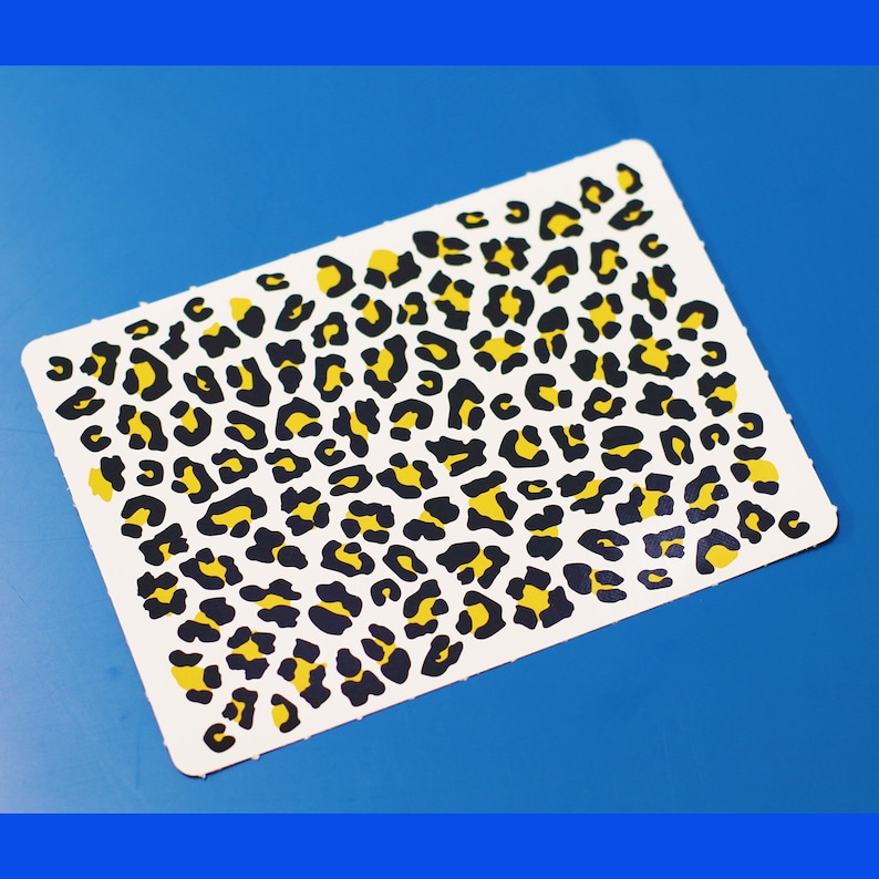 Leopard Print Self Adhesive Vinyl Sheet. - Etsy UK
