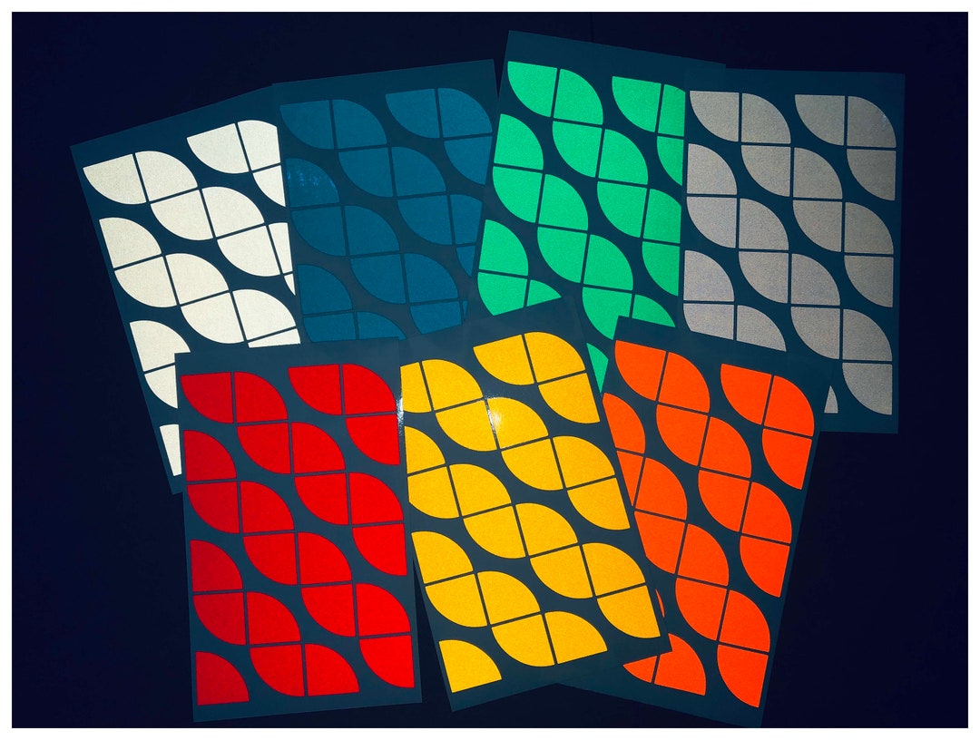 Veloviz Reflective Wedge Die-cut Vinyl Cargo Bike Stickers Decals - Etsy