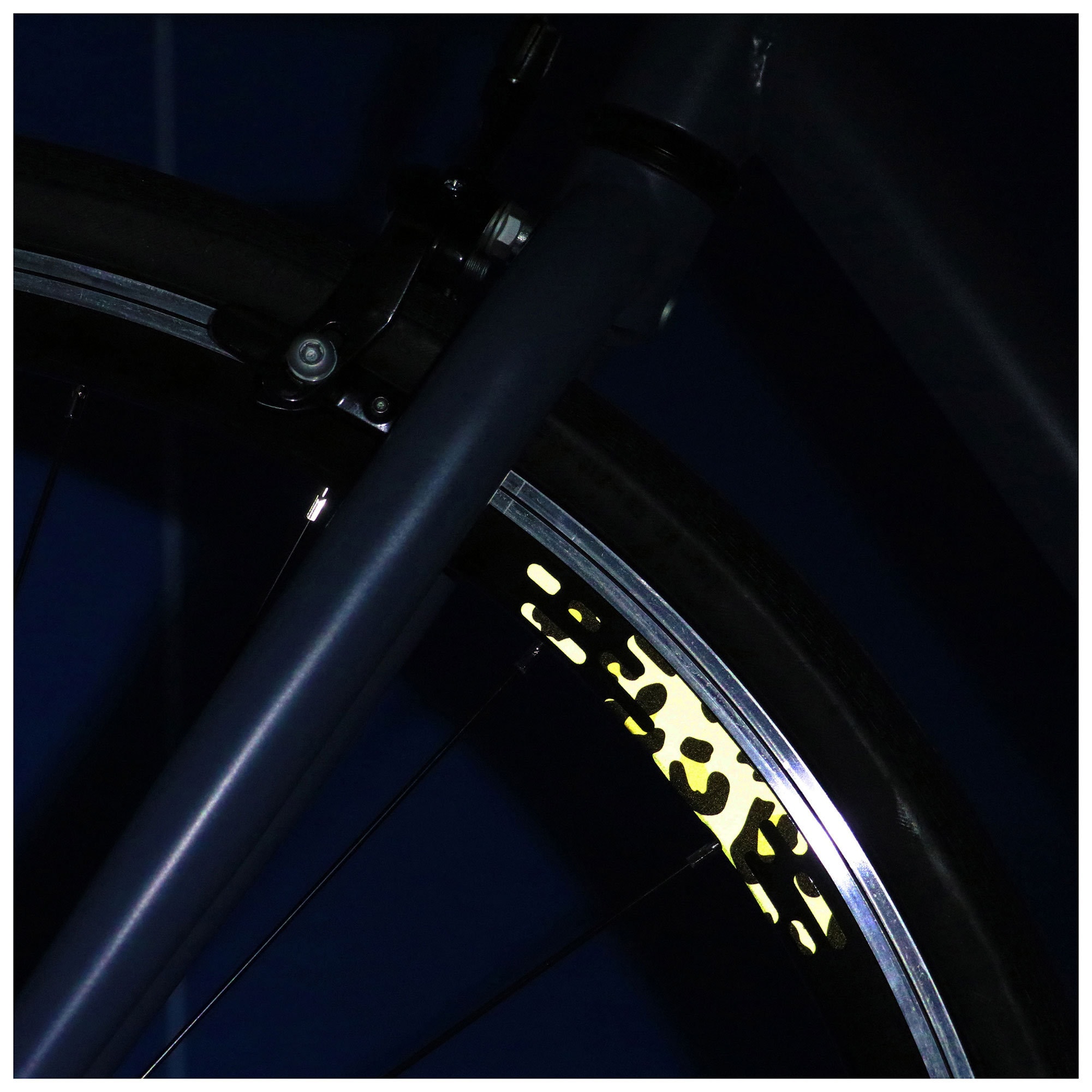 Veloviz REFLECTIVE Streaks Bike Wheel Rim Stickers Decals - Etsy