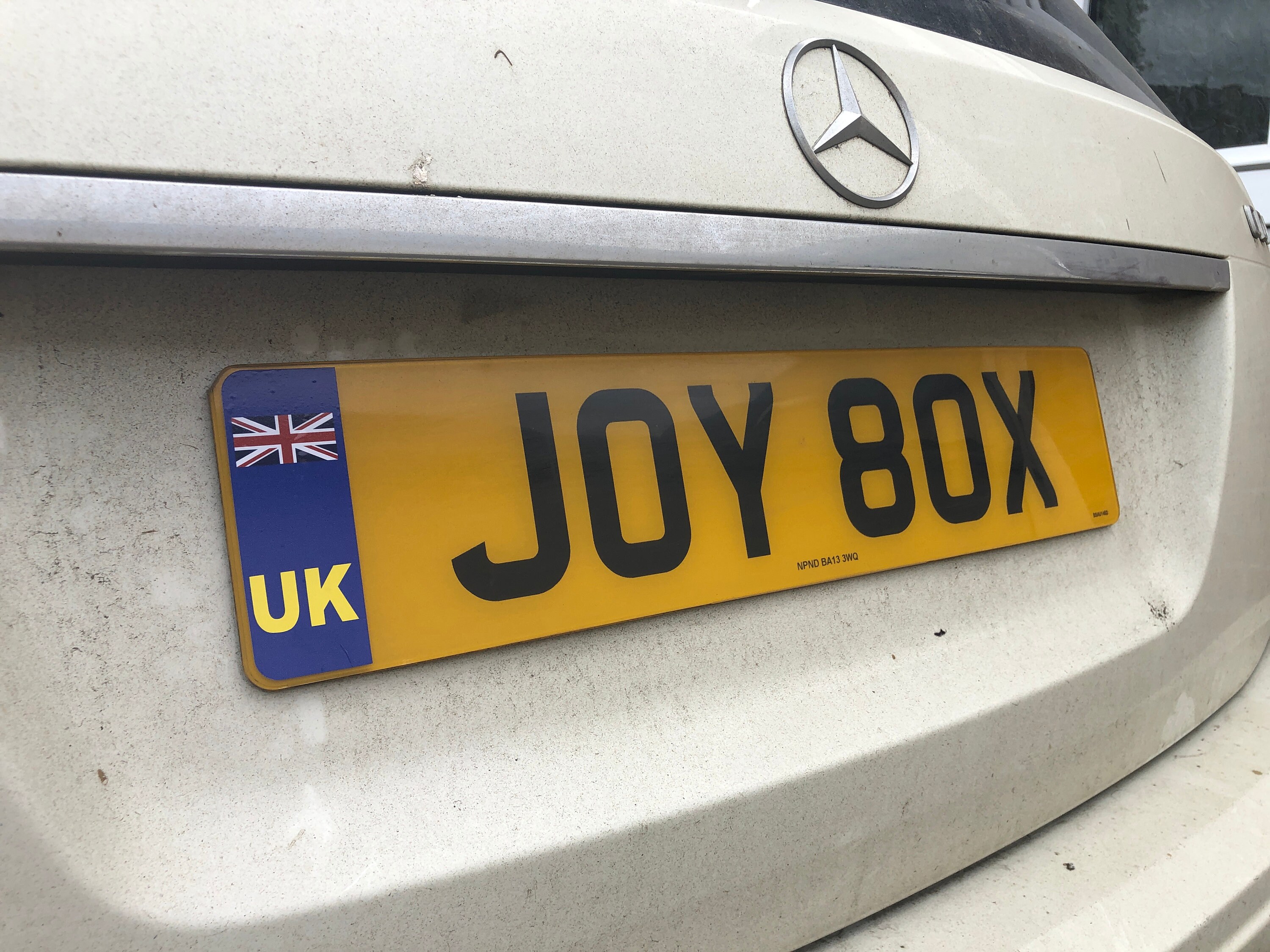 Pack of 2 UK Number Plate Badge Travel Stickers DVLA - Etsy UK