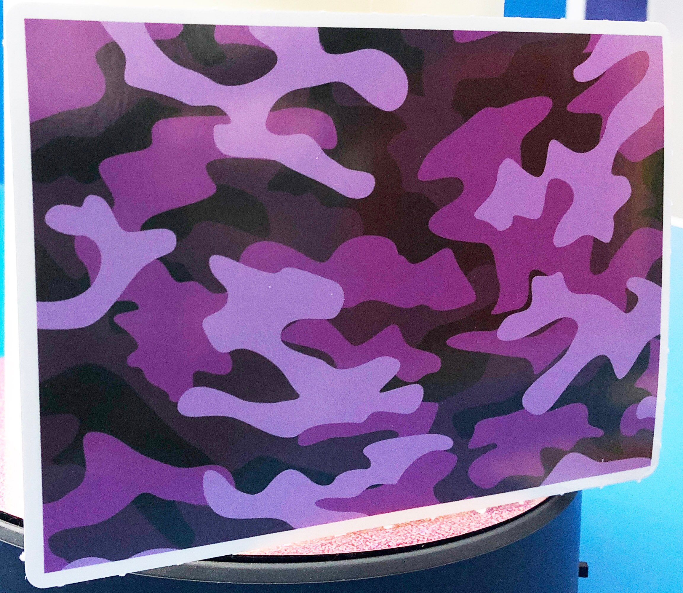 Reflective Purple Camouflage Self Adhesive Vinyl Sticker Decal Sheet ...