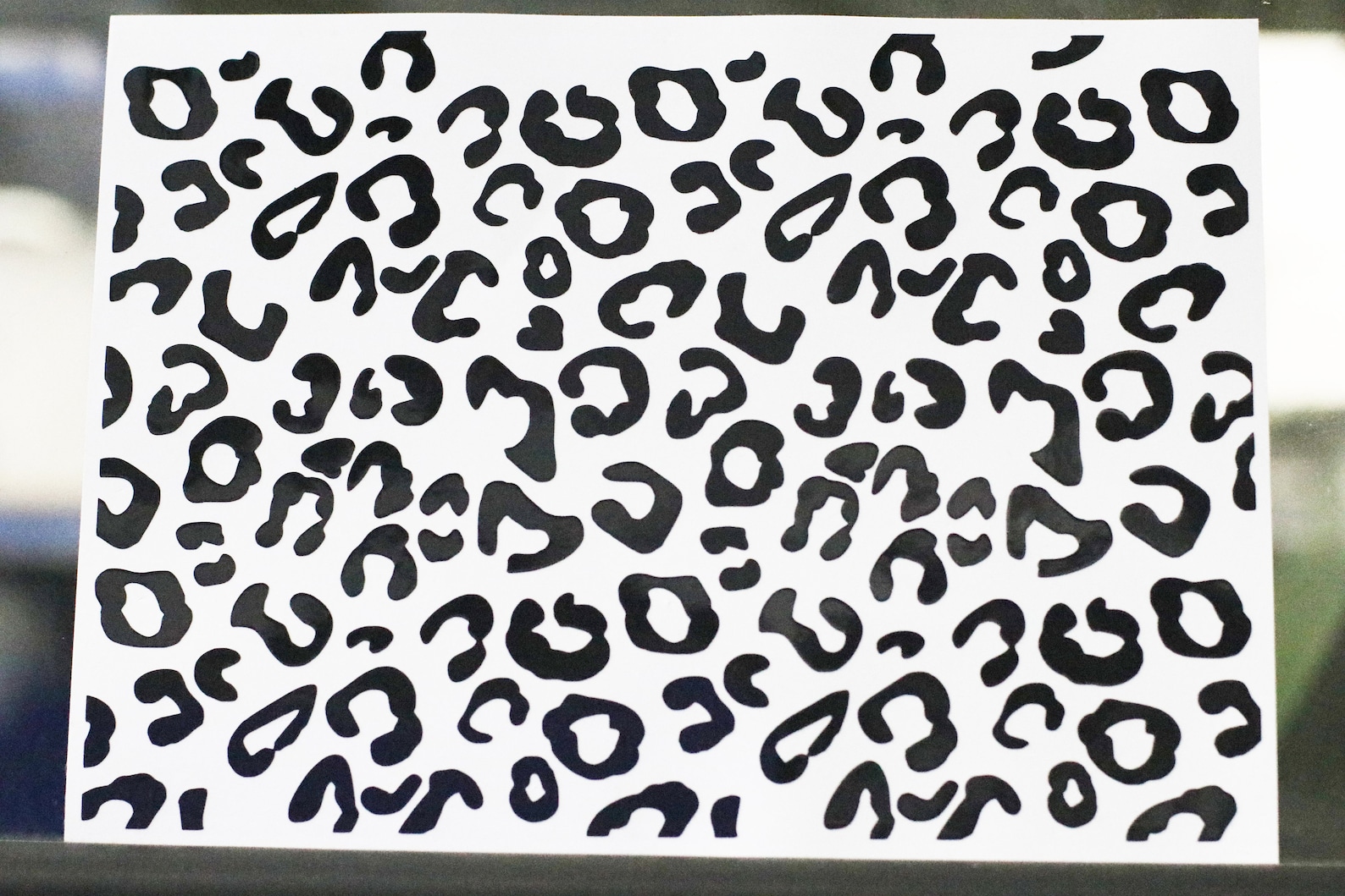 A4 Sheet REFLECTIVE Leopard Print Die-cut Vinyl Stickers - Etsy UK