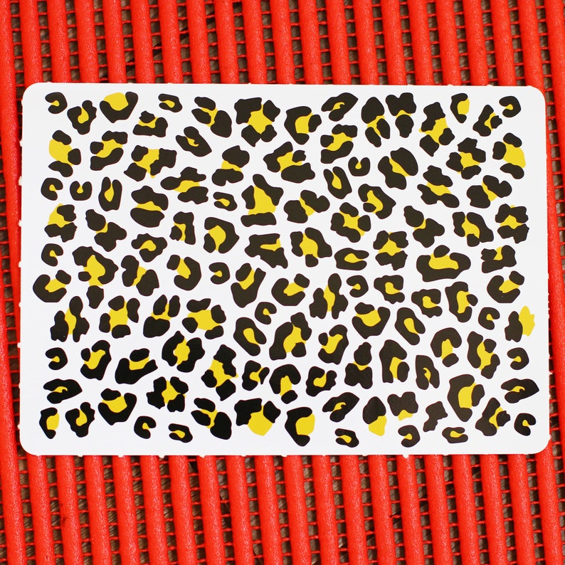 Leopard Print Self Adhesive Vinyl Sheet. - Etsy UK