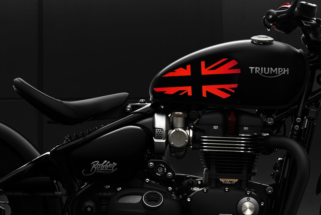 Union Jack Tank Sticker Decal Accessory for Triumph Bobber Speedmaster ...