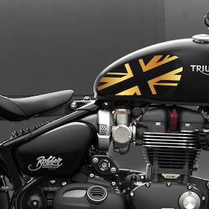 Union Jack Tank Sticker Decal Accessory for Triumph Bobber Speedmaster ...
