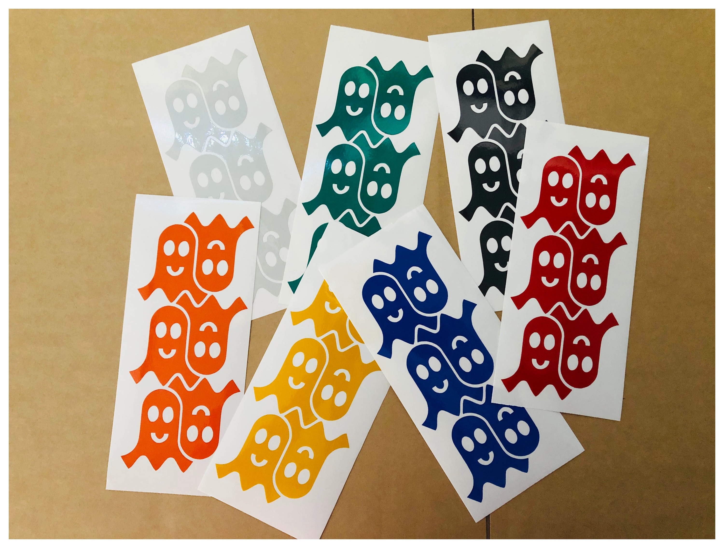 Veloviz Reflective Ghost Die-cut Vinyl Cargo Bike Stickers - Etsy