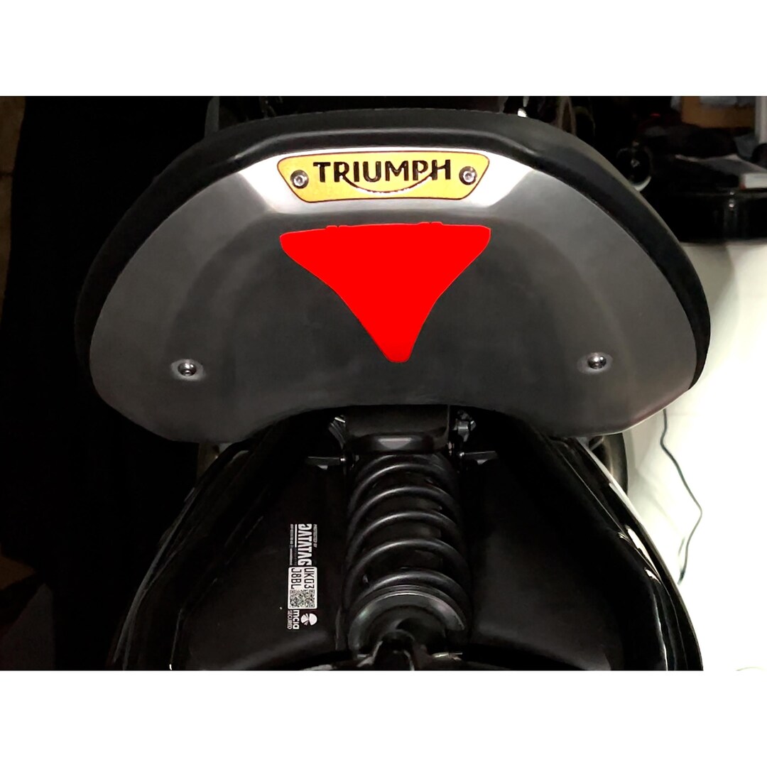 Reflective STEALTH RED Underseat Reflector Sticker Accessory for ...