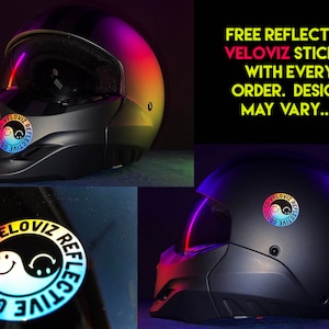 REFLECTIVE Slow Wheelie Bin Road Safety Sign Self Adhesive Sticker 15cm ...