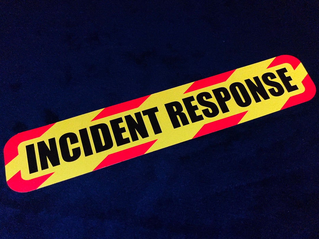 Reflective 30cm INCIDENT RESPONSE CHEVRONS Ambulance Medical Medic ...