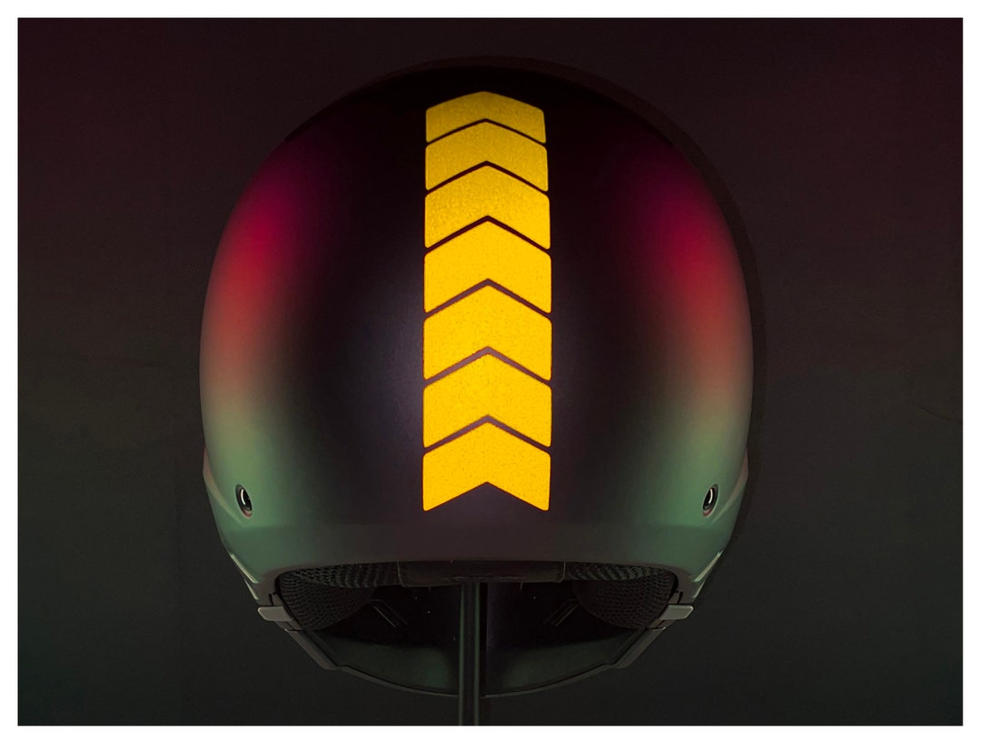 Veloviz Reflective 2 Inch Chevron Bicycle Motorcycle Bike Helmet ...