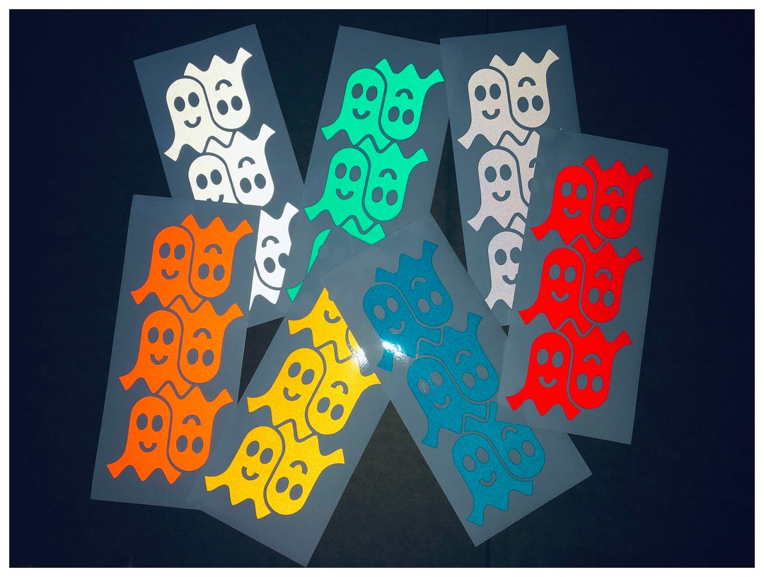 Veloviz Reflective Ghost Die-cut Vinyl Cargo Bike Stickers Decals - Etsy