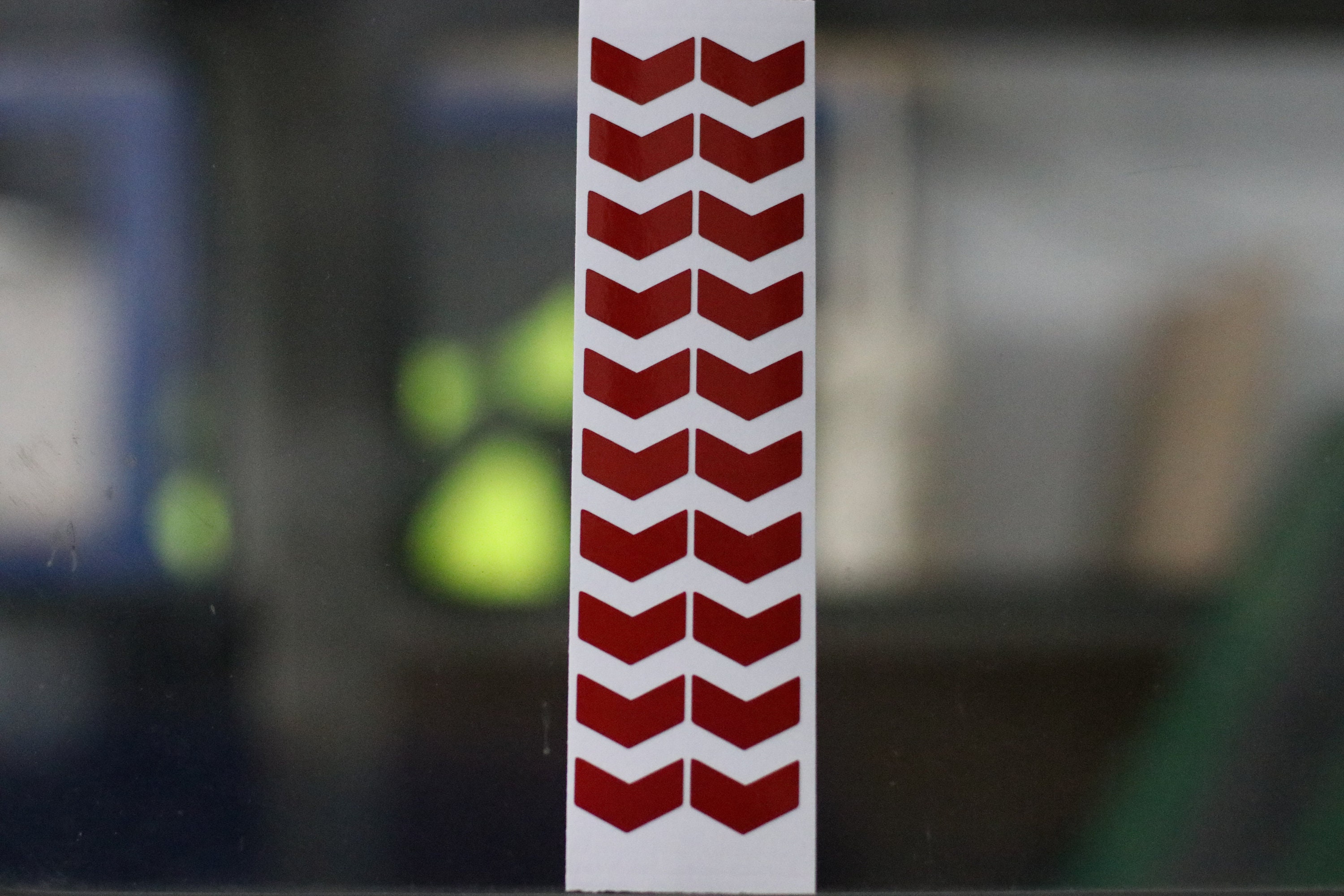 RED Reflective 1 Inch Chevrons x20 Die-cut Vinyl Stickers | Etsy UK