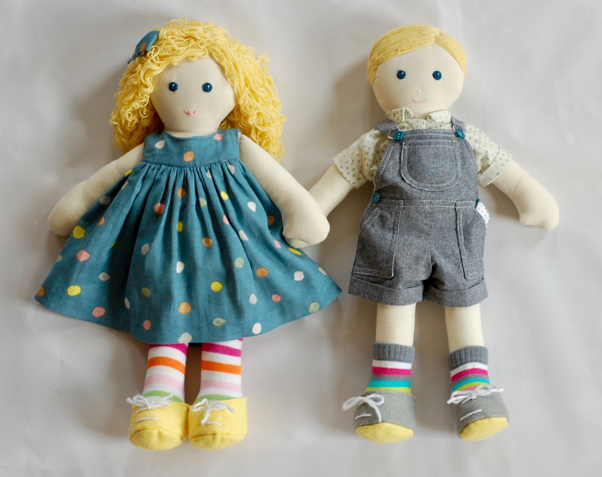 Brother and Sister Doll Set | Boy Doll | Custom | Personalized Handmade ...