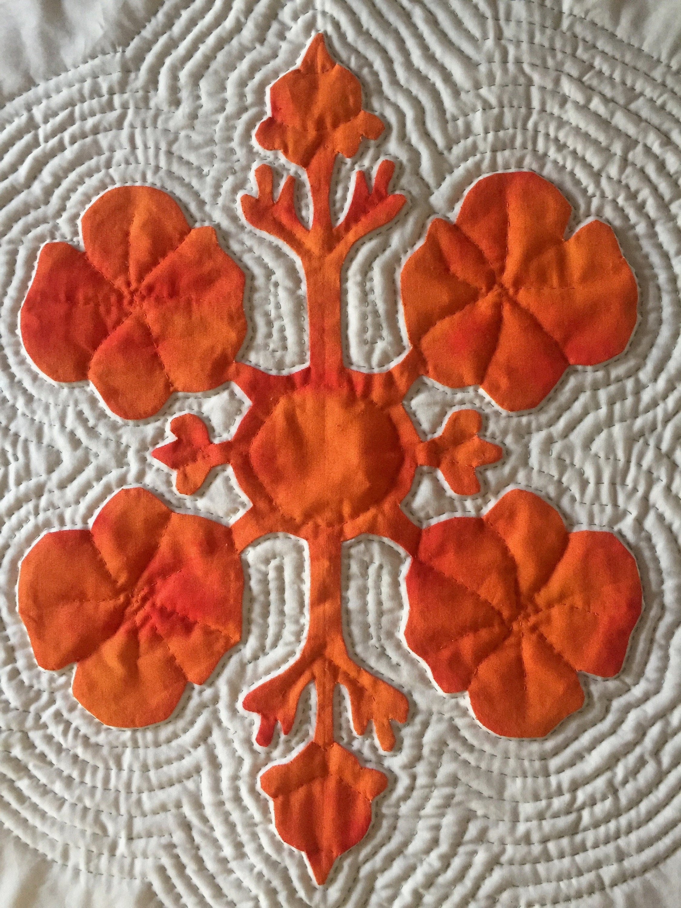 California Poppy Appliqué Pattern or Kit - Etsy