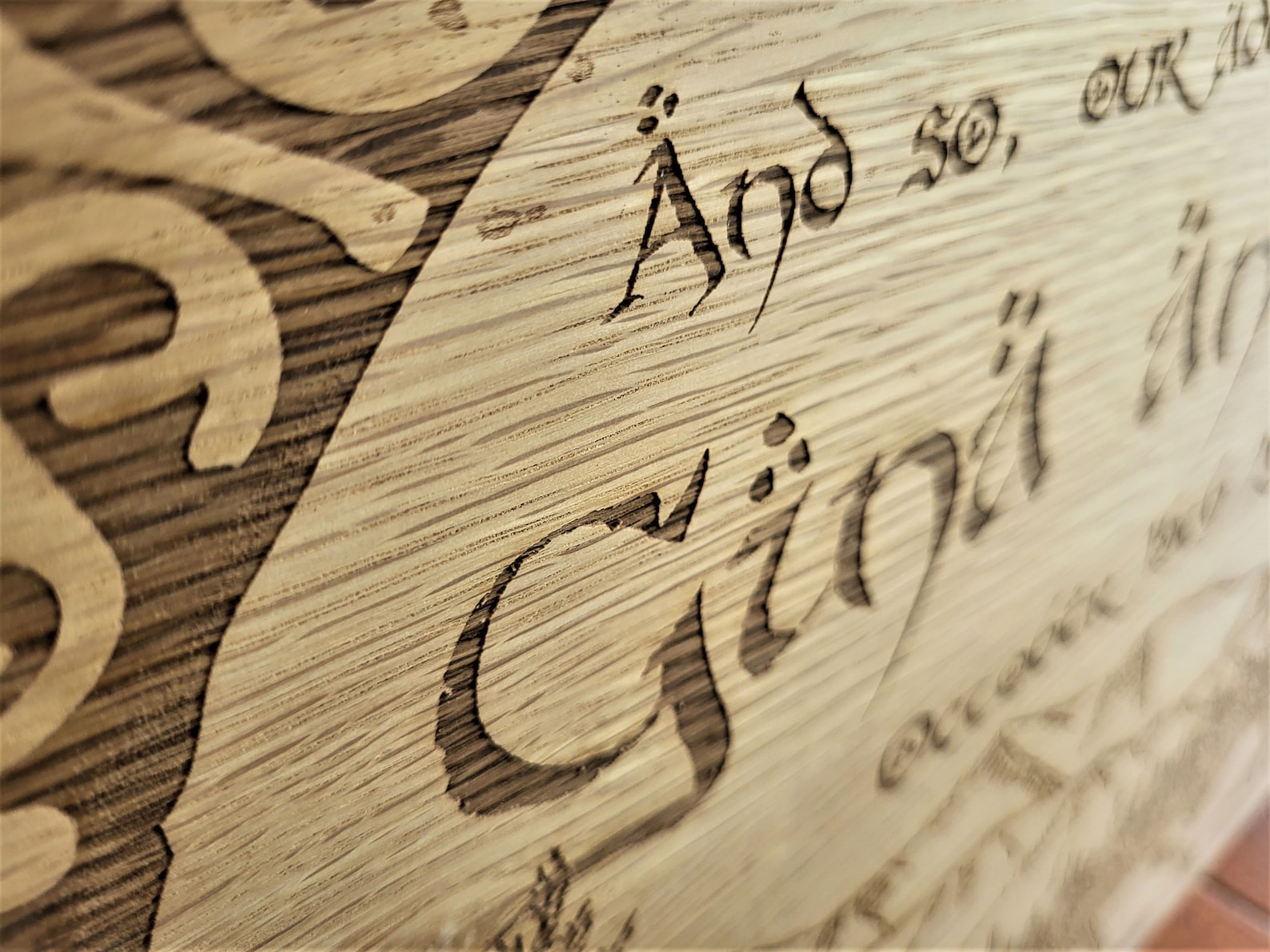 Lord of the Rings Quote Engraved Wood Sign Custom Lord of the Rings ...