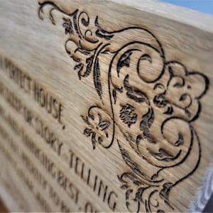 Engraved Wood Sign, That House Was a Perfect House, LOTR Inspired Sign ...