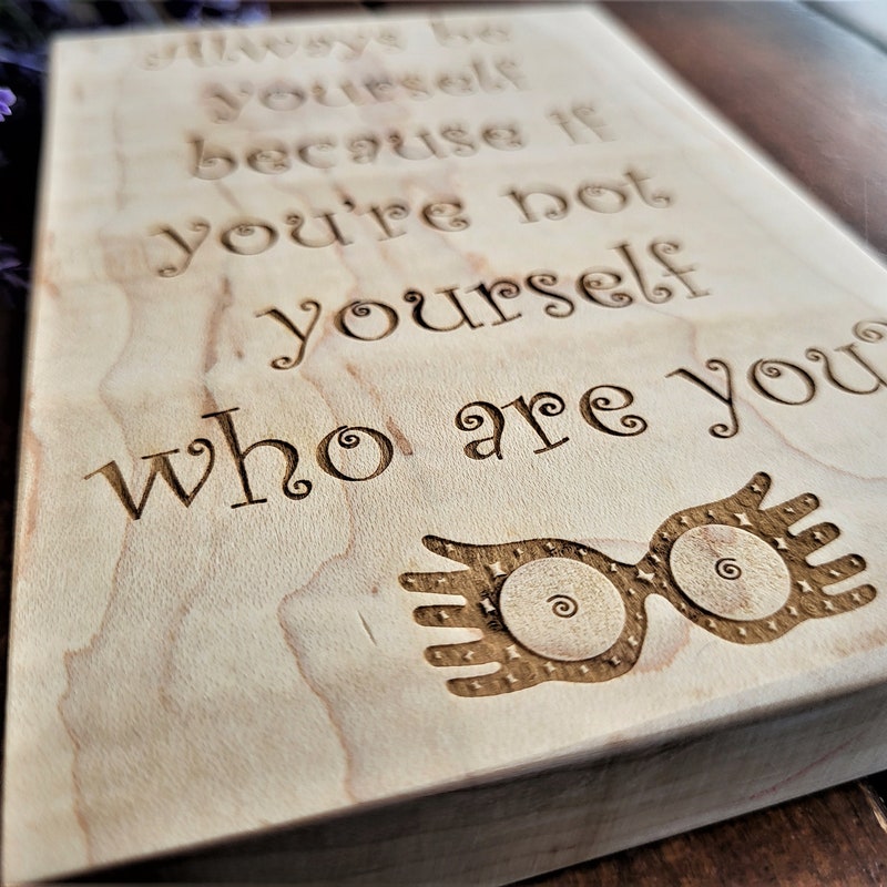 Be Yourself Quote - Etsy