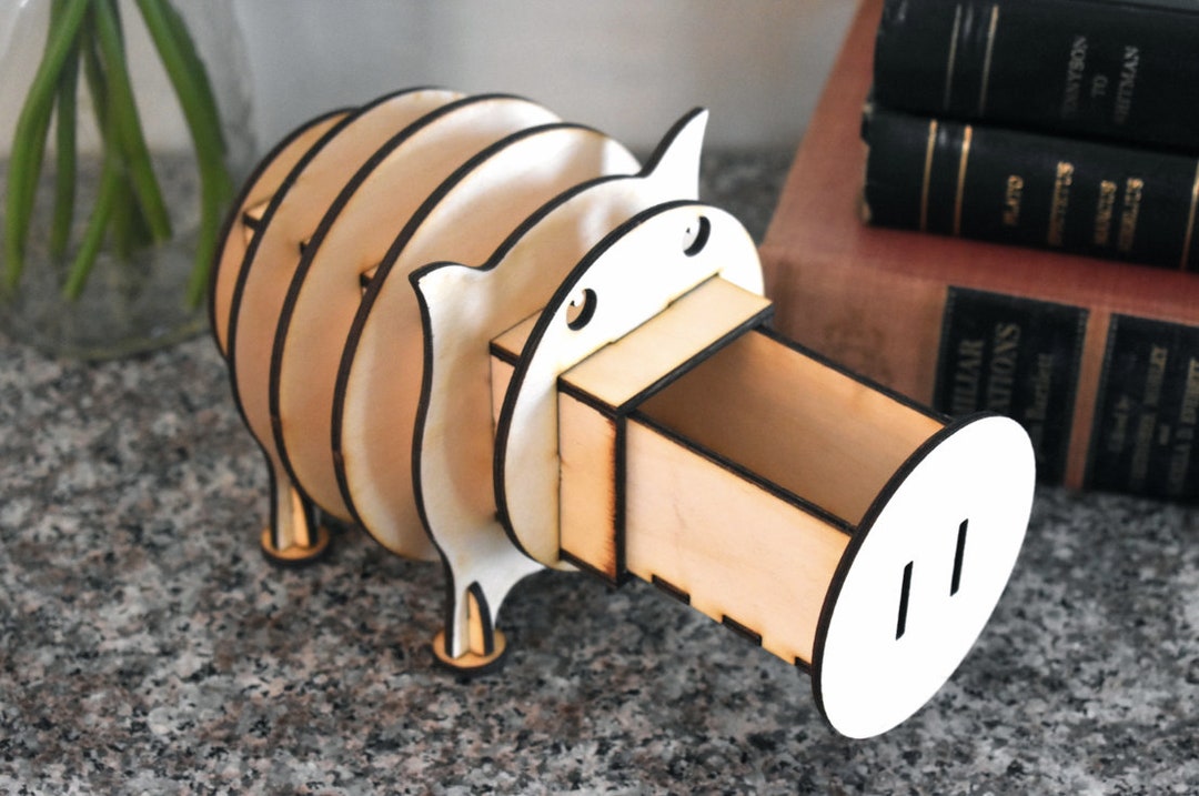 Customizable Secret Pig Storage Box, Custom Keepsake Box, Whimsical ...