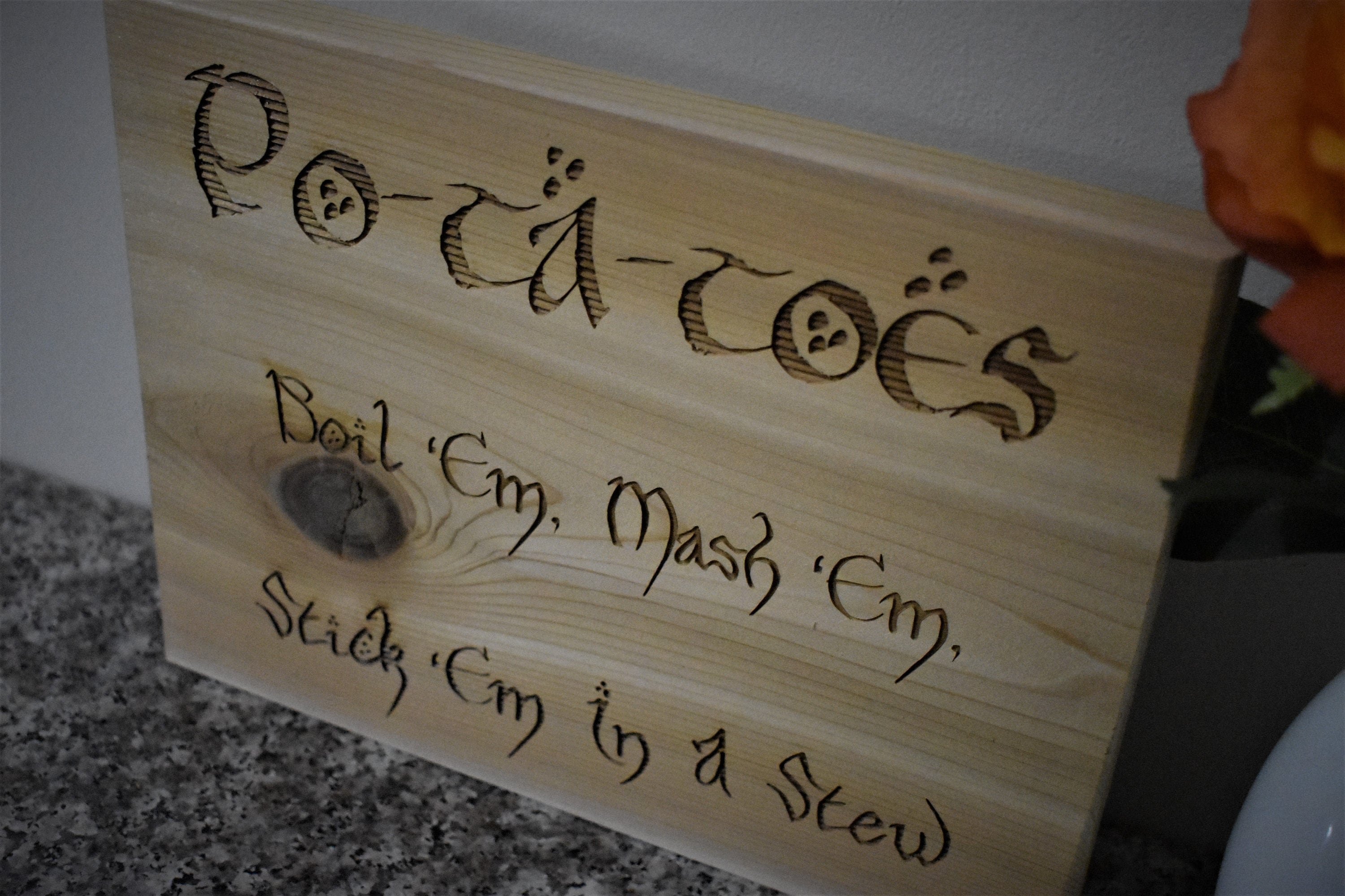 Lord of the Rings Sign Potatoes Sign From LOTR Boil Em Mash - Etsy
