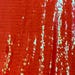 Luxury Heavy Flip Sequin Fabric – Vibrant Orange Stretch Material for ...