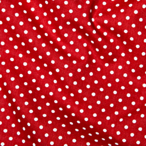 Red Dot Fabric - Etsy