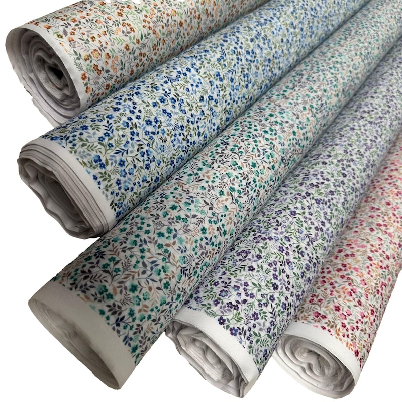 Ditsy Print Fabric - Etsy UK