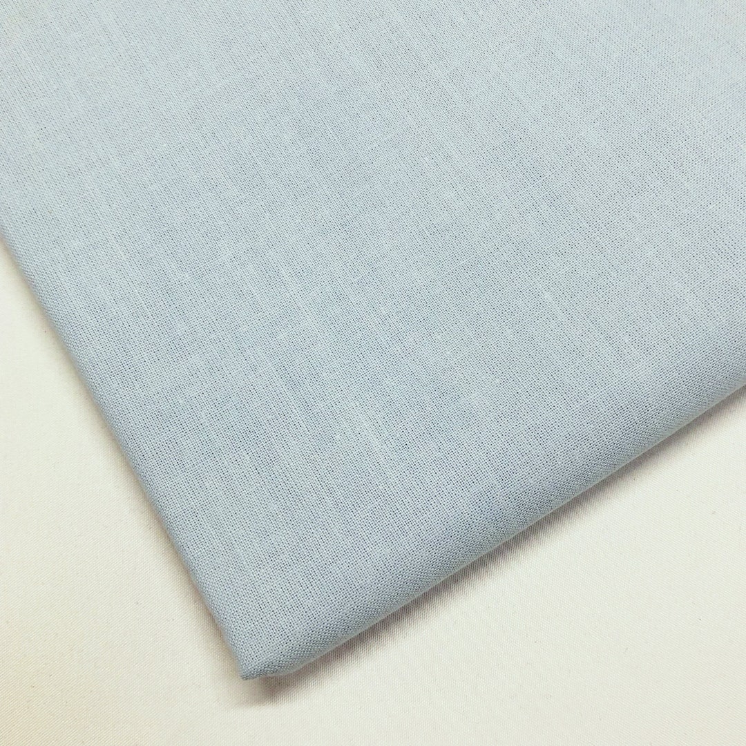 100% Pure Cotton Baby Light Blue Solid Plain Coloured Craft Fabric ...